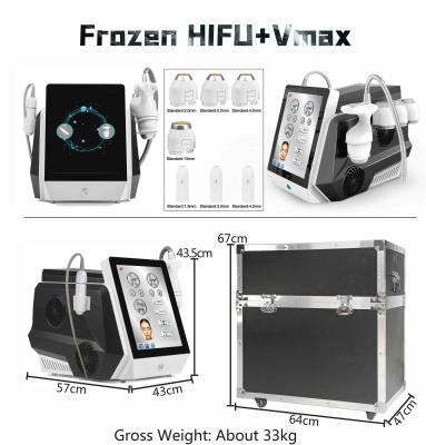 China Portable Ice Cool Hifu Machine High Power Vmax Focused Smas Lifting Eye Care Hifu Machine for sale