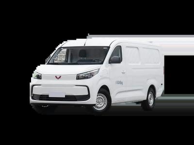 China Wuling Yangguang Pure Electric Box Van with 300km CLTC Range, 2-Seater Layout, and Rear Leaf Spring Suspension for sale