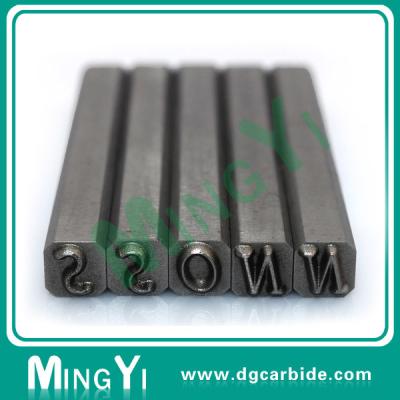 China Hot Sale High Quality Precision Custom Metal Letter Number Punch made in Dongguan China for sale