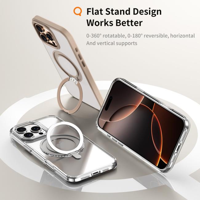 Premium silicone phone case for iPhone with circular ring design