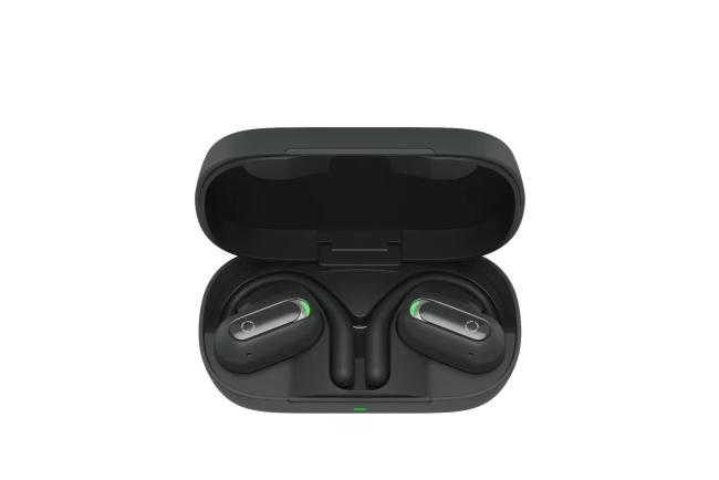 Earbuds in use during physical activity