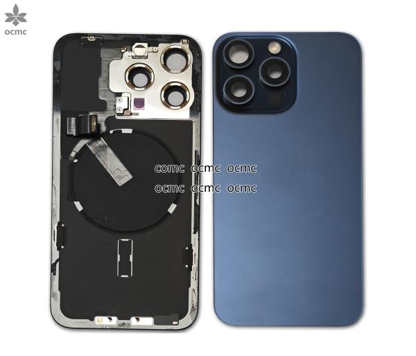 Quality Wireless Charging Back Cover Housing With Nfc For IPhone 15 Pro Max for sale
