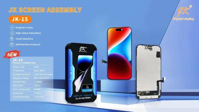 China JK In-Cell FHD Soft OLED Screen for iPhone 12 13 16 Pro Max 9H Hardness for sale