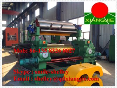 China Bearing bush rubber mixing mill / two roll mixing mill for sale