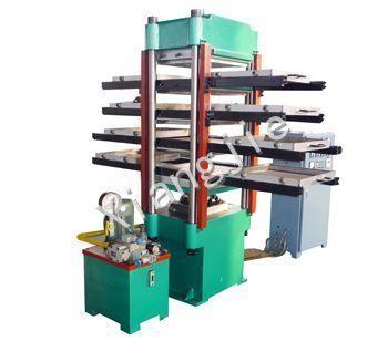 China Rubber tiles vulcanizing press for sale