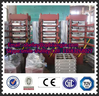 China 550x550mm outdoor safety rubber tile making machine for sale