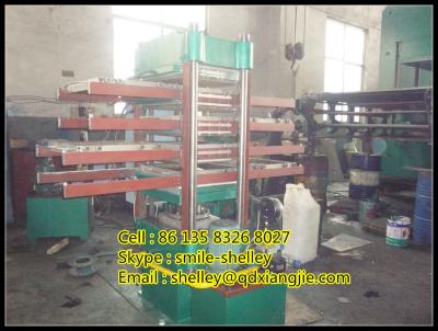 China 4 layers rubber playground mat making machine for sale