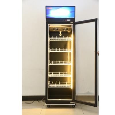 China Vitrine Commerciële glazen deur Drankkoeler Display Freezer 480L Te koop