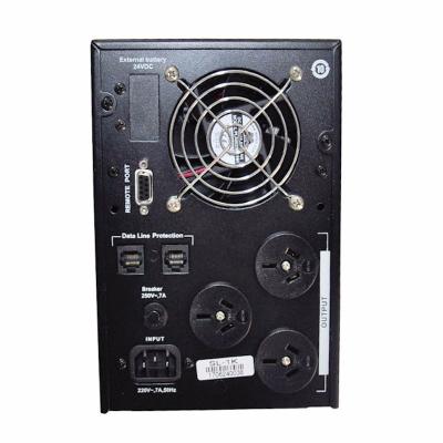 China 1000VA Line Interactive Pure Sine Wave UPS 800W LCD Mini UPS With Battery Backup for sale