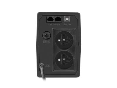 China 500VA - 3KVA Line Interactive UPS Small Plastic Simulated Sine Wave UPS With AVR for sale