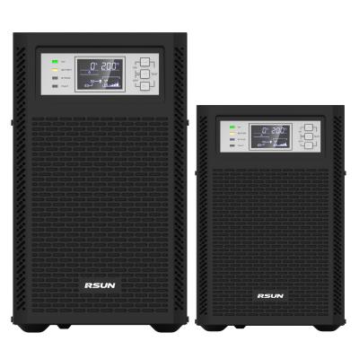 China Single Phase 10 KVA Online UPS External Battery Long Backup Type Online UPS System for sale