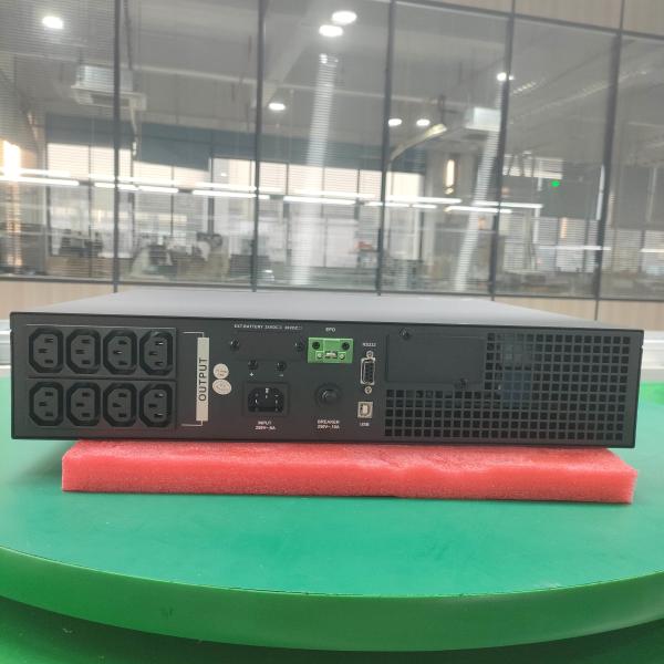 Quality 1kva Rackmount High Frequency Online UPS 1000 Watt UPS IEC Sockets EPO USB RS232 for sale