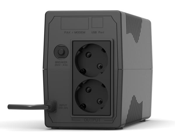 Quality 600VA 360W Line Interactive UPS LED LCD Modified Sine Wave UPS 12 Volt Mini UPS for sale