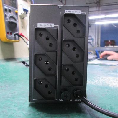 China UPS Line Interactive 800VA UPS Simulated Sine Wave With Computer Backup UPS USB RS232 for sale