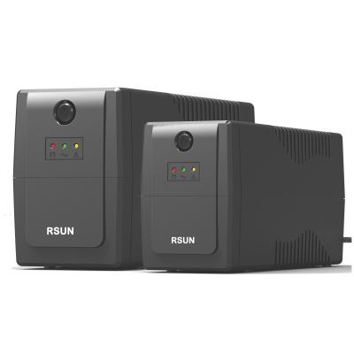 China UPS Line Interactive 800VA UPS Simulated Sine Wave With Computer Backup UPS USB RS232 for sale