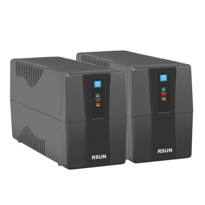 China 600VA Line Interactive UPS 600W 12V DC UPS LCD Desktop UPS Wifi Router UPS for sale