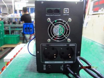 China 2000VA Line Interactive UPS 2kVA 1200W Modified Sine Wave LED LCD Metal Case Desktop UPS for sale