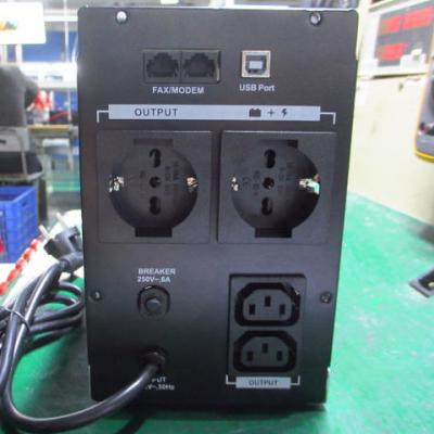 China Line Interactive 1200VA 720W UPS Modified Sine Wave PC UPS 230V UPS Very Small UPS for sale