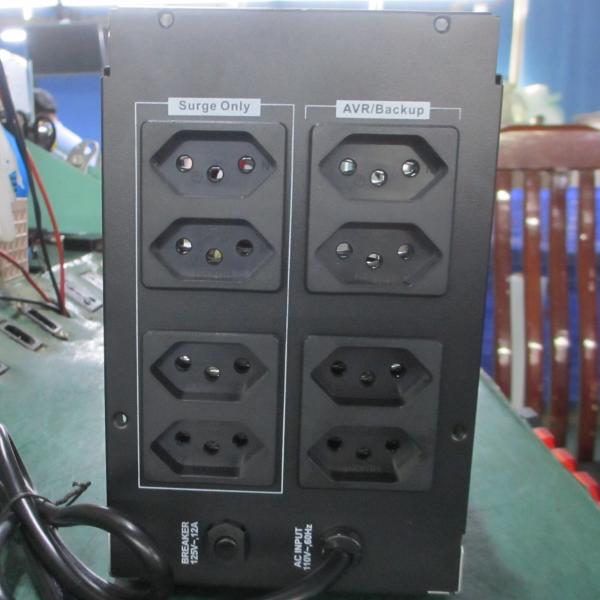 Quality 1200VA 720W Line Interactive UPS Metal UPS AVR Backup UPS For Office USB Port for sale