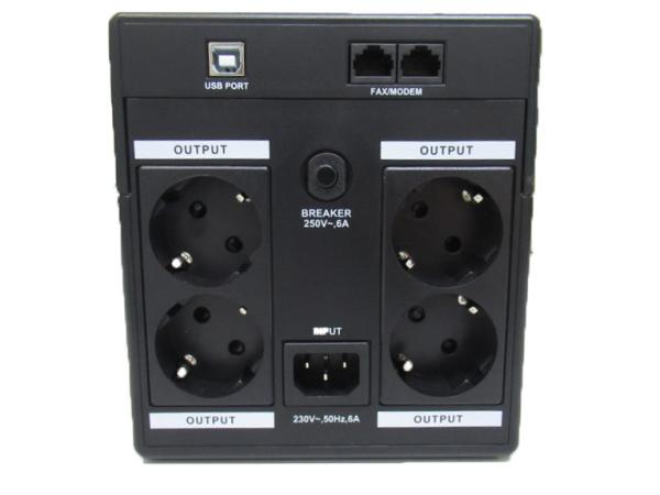 Quality Line Interactive UPS Offline UPS 1000VA 650W Metal Plastic UPS Generator UPS For for sale