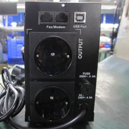 Quality 800VA 480W Line Interactive Offline UPS CPU Control For PC Single Phase UPS OEM for sale