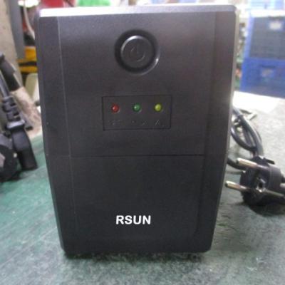China 650VA 390W Line Interactive UPS LED 230V 110V UPS Voltage Stabilizers Schuko Outlets for sale