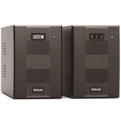 China 500VA - 3KVA Line Interactive UPS Small Plastic Simulated Sine Wave UPS With AVR for sale