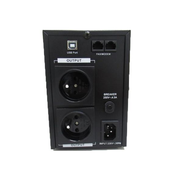 Quality 650VA Pure Sine Wave UPS Line Interactive LCD UPS 390W OEM UPS USB RS232 for sale