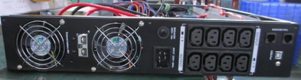 Quality Pure Sine Wave 19" Line Interactive UPS 2U LCD 48vdc UPS 60HZ 3KVA Rack Tower for sale