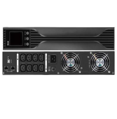 China LCD Line Interactive Pure Sine Wave UPS 2000VA 19 Inch UPS Rackmount Backup RS232 for sale