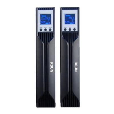 China 1KVA Rack Mount UPS 750W Line Interactive UPS Pure Sine Wave 2U UPS 50HZ CCTV UPS for sale
