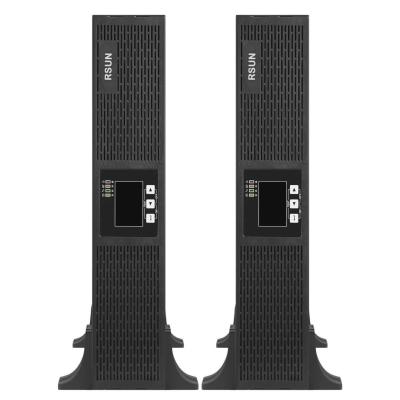 China 3KVA 3000W Lithium Ion UPS Online LiFePO4 Battery UPS System LCD Long Life UPS for sale