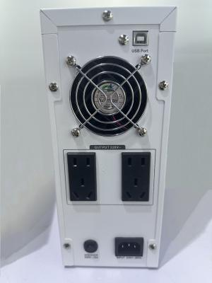 China 650VA 850VA 1200VA Lithium Ion UPS Simulated Sine Wave LFP Battery UPS USB LCD LED for sale