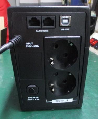 Quality 800VA 480W Lithium Ion UPS Simulated Sine Wave Lithium Battery UPS System AVR for sale