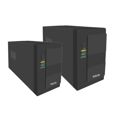 China 800VA 480W Lithium Ion UPS Simulated Sine Wave Lithium Battery UPS System AVR for sale