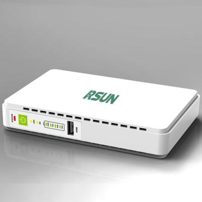 China 18W Mini DC UPS 17400mAh Uninterruptible Power Supply For DVR Monitor Wifi Router for sale