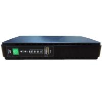 Quality Black DC Mini UPS 18W 10400mah For WIFI Routers Built In BMS Lithium UPS for sale