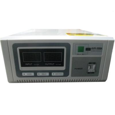 China 5000VA AVR Automatic Voltage Regulator For Home 5000W LCD for sale