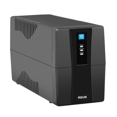 China 1000va Line Interactive UPS PC UPS Power Supply 600W Computer Backup UPS USB LCD UPS for sale