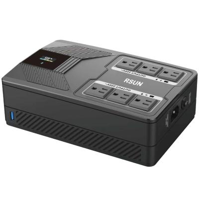 China Lithium Ion UPS Power Strip UPS 220W For CCTV NAS POS System Li Ion UPS High Frequency for sale