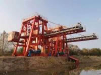 China Chain Bucket Unloader 300t/h for Railcar Limestone Unloading 380V 50Hz for sale