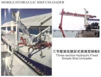 China Truck Mounted Screw Type Ship Unloader for Cement 60-300 t/h 380V for sale