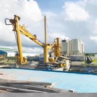 China Truck Mounted Screw Type Ship Unloader for Cement 60-300 t/h 380V for sale