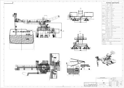 China Port Carbon Steel Mobile Screw Ship Unloader 500 T/H - 1500 T/H Te koop