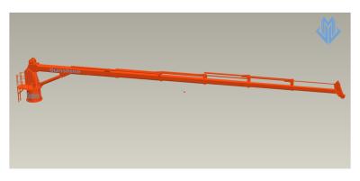 China 1t30m het Elektrische Hydraulische Telescopische Schip van Boommarine crane for multi nPurpose Te koop