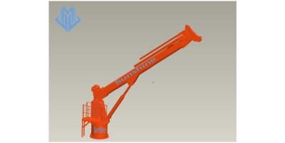 China 1t30m het Elektrische Hydraulische Telescopische Schip van Boommarine crane for multi nPurpose Te koop
