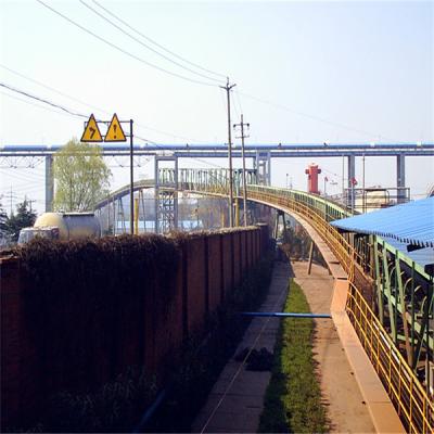 Cina L'alta pendenza inclina il nastro trasportatore di giro del tubo interurbano in vendita