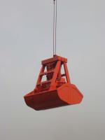China Wireless Remote Controlled Clamshell Grab Bucket 15m³ 28t SWL for Bulk Cargo for sale
