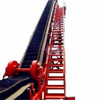 China High Incline Angles Pan Conveyor System for Bulk Material Handling 30-75 Degree for sale