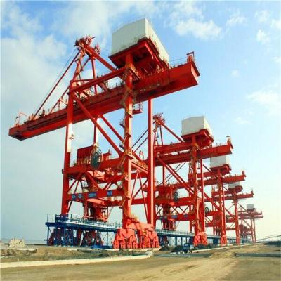 China Rail Mounted Grab Type Ship Unloader For Coal And Ore Handling for sale